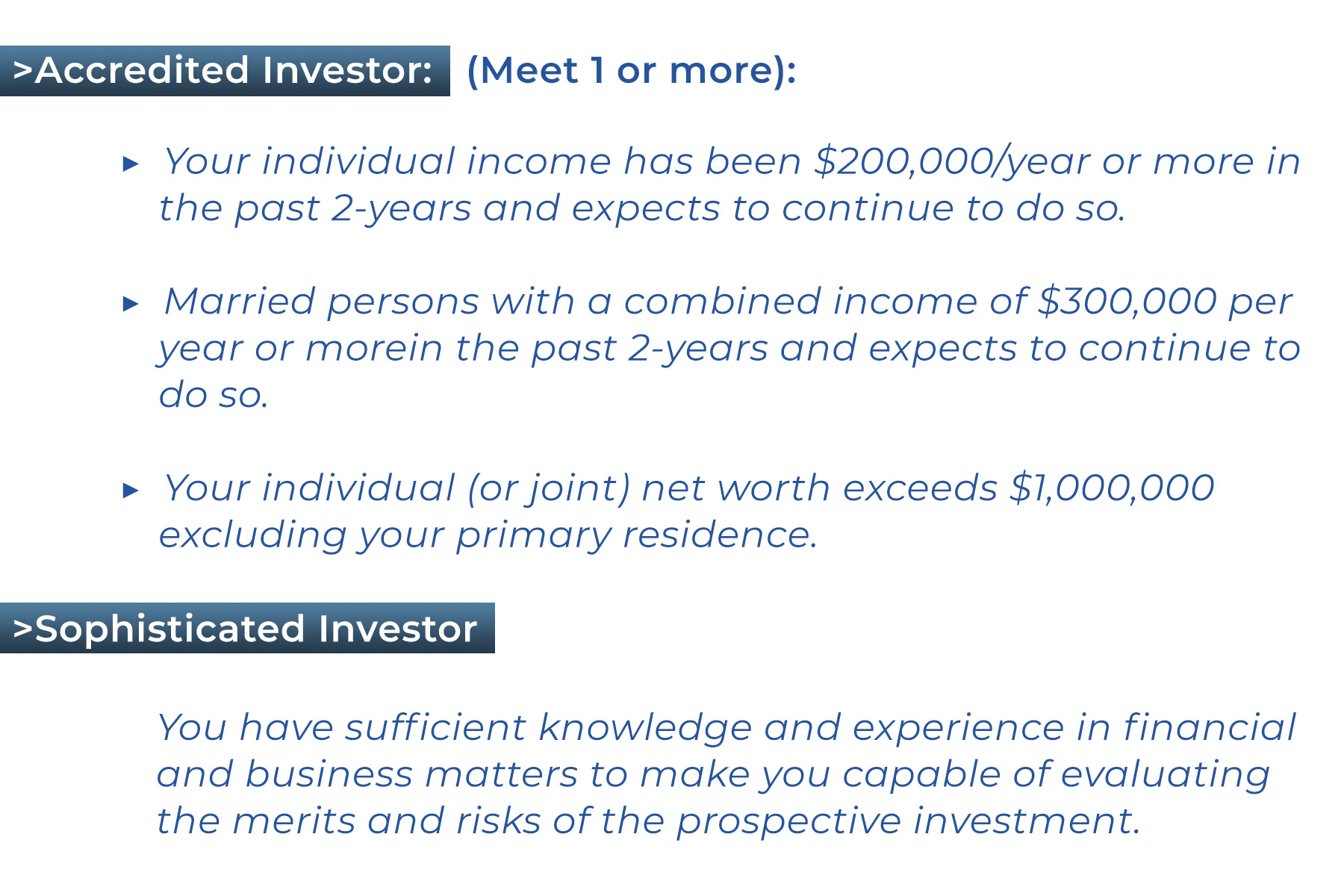 Invest with us - Legacy Acquisitions