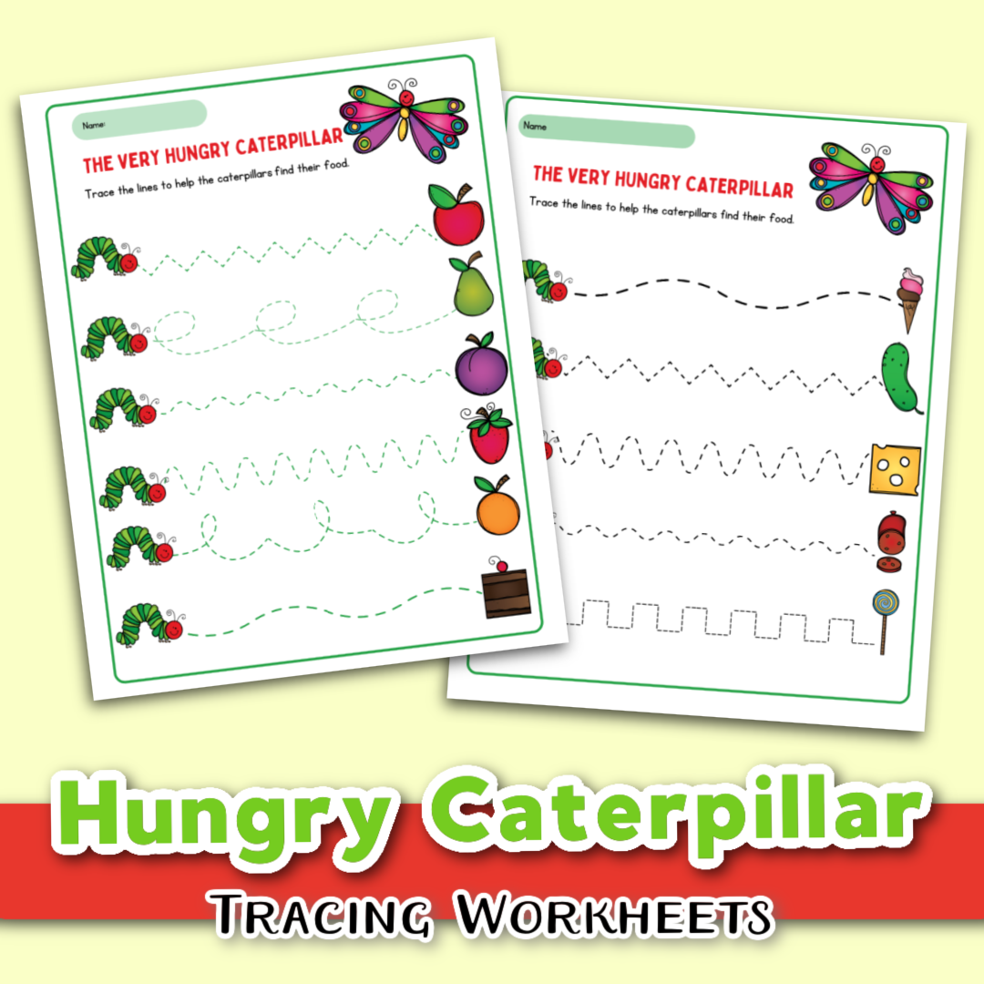 The Very Hungry Caterpillar Worksheets