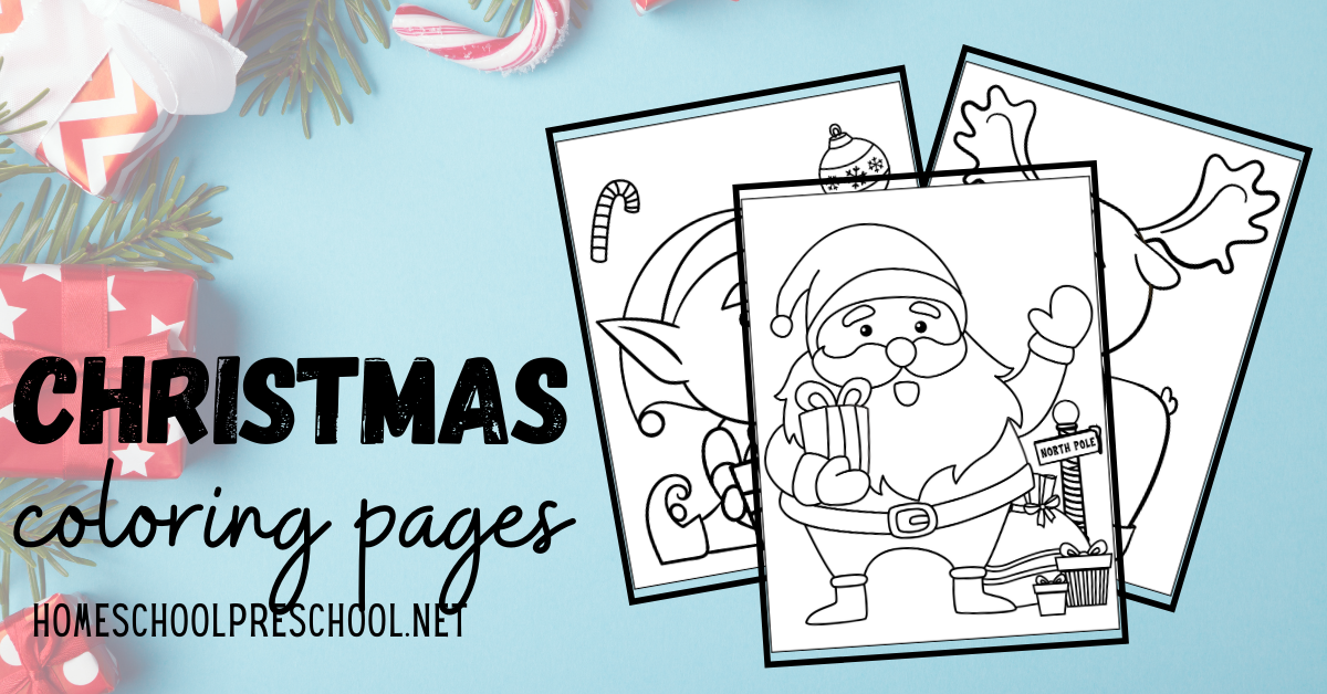 North Pole Sign Coloring Page