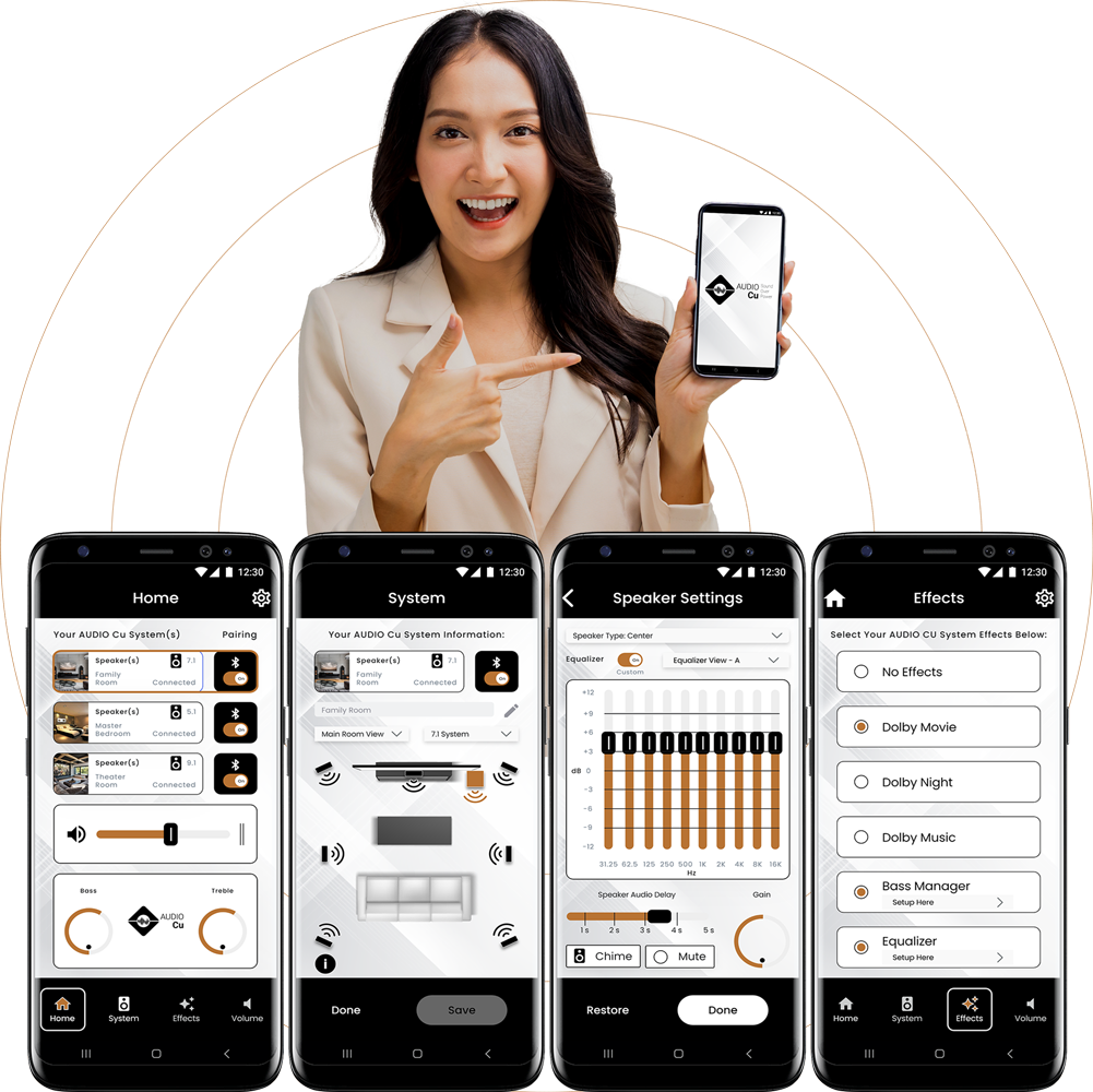 AUDIO Cu - Sound Over Power Audio Theater Solution