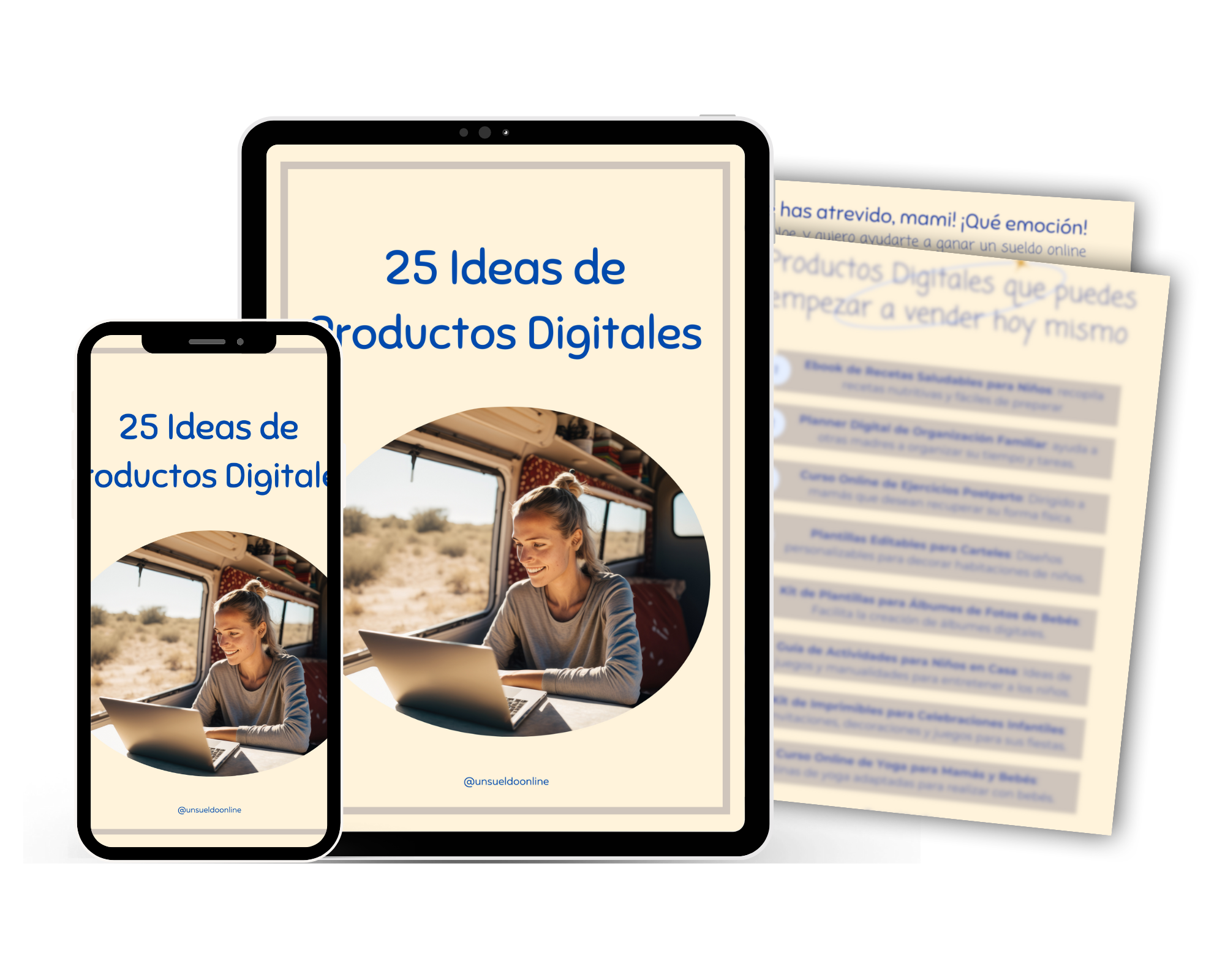 25 Ideas de Productos Digitales - Un Sueldo Online